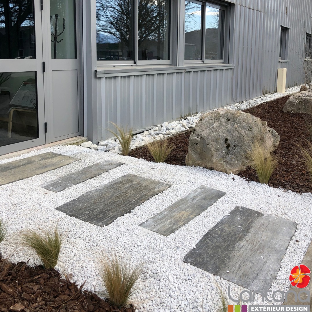 Aménagement d’une entrée pour un professionnel à Saint-Gaudens en Haute ...